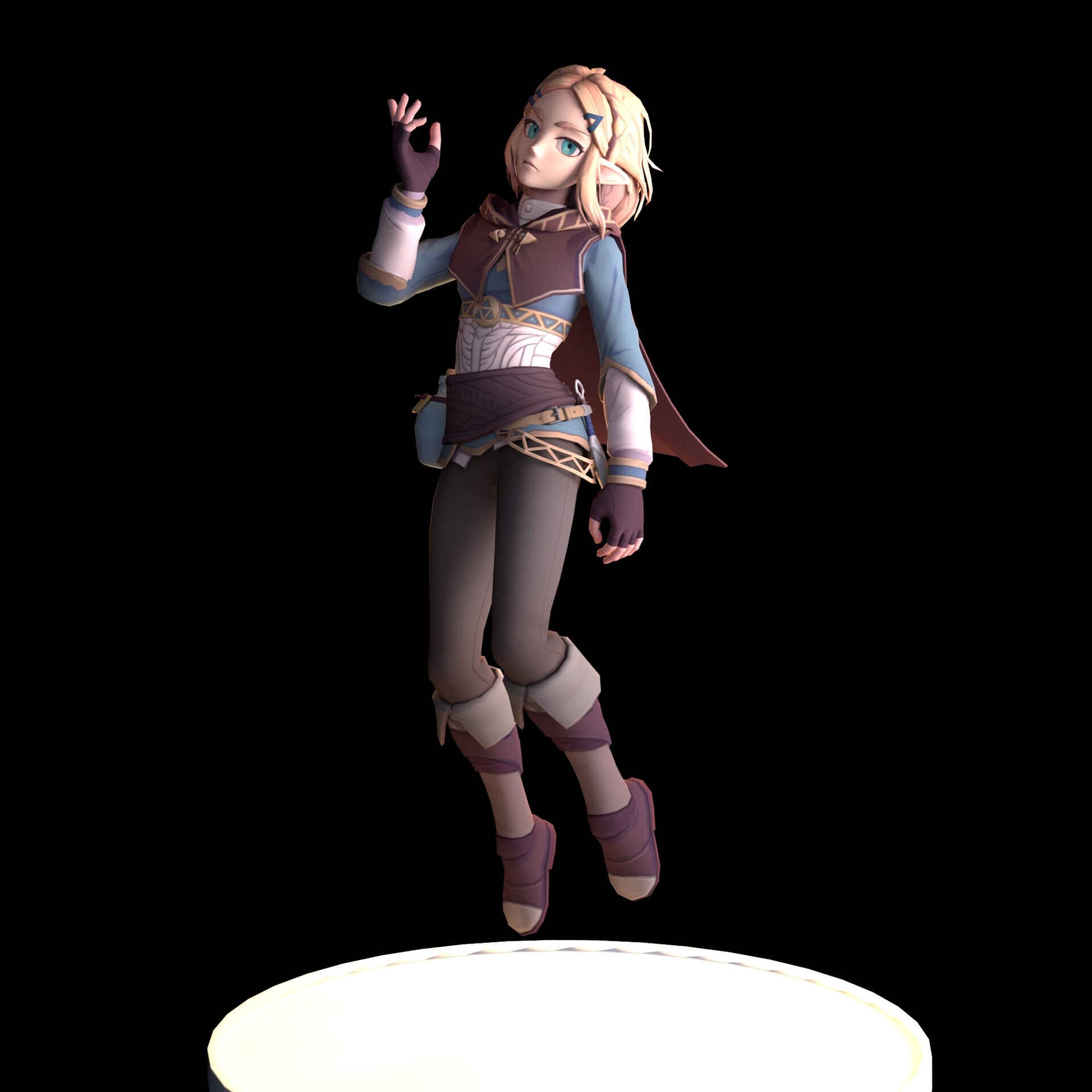 ArtStation - Zelda Rig Posing Practise