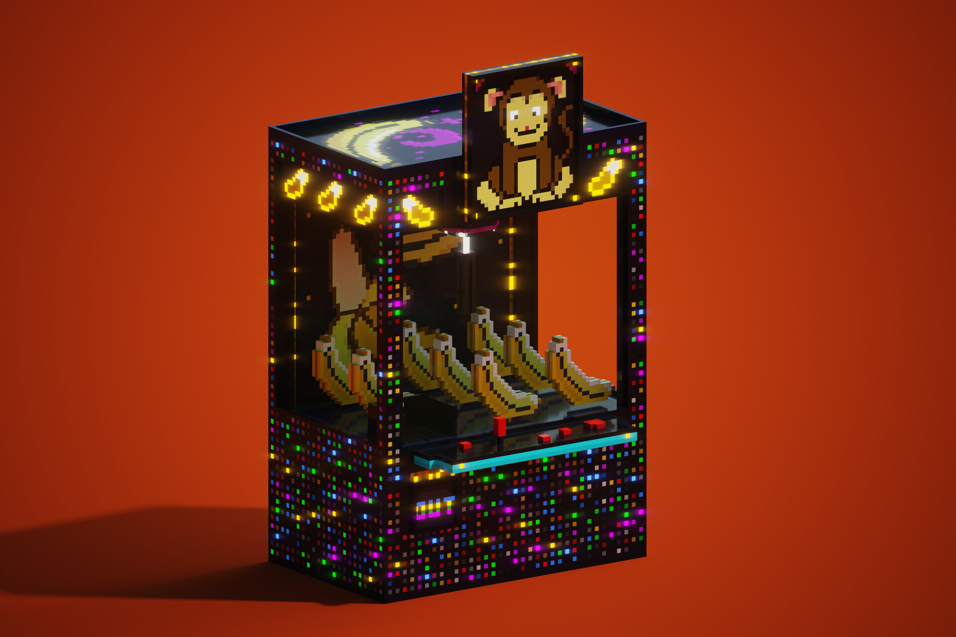 ArtStation - Banana claw machine