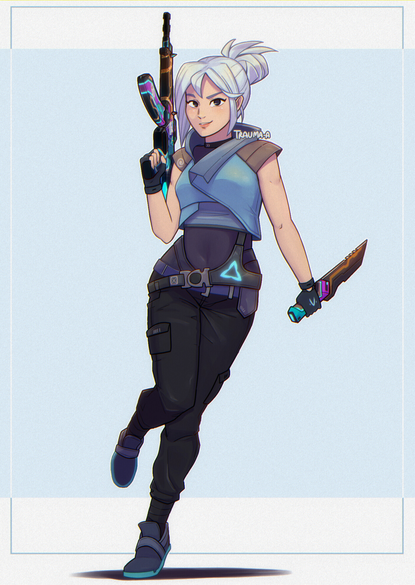 Artstation Valorant Jett Fanart