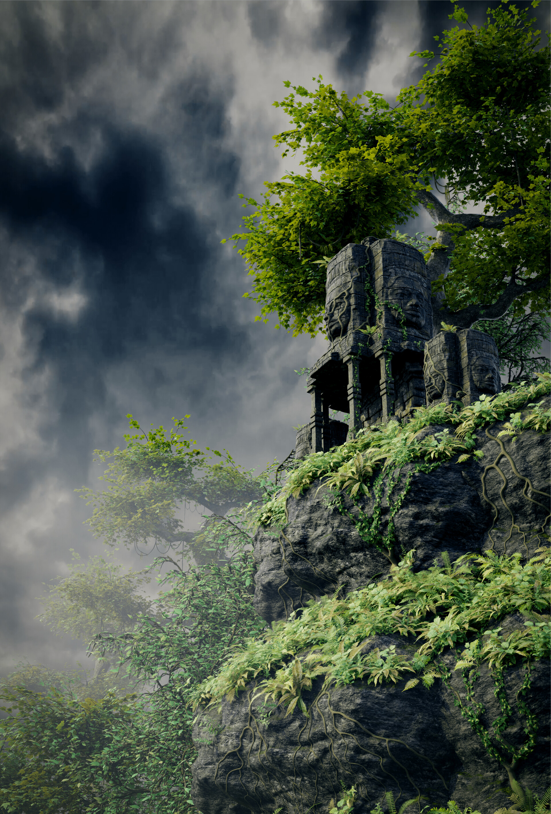 ArtStation - Temple Ruins Project