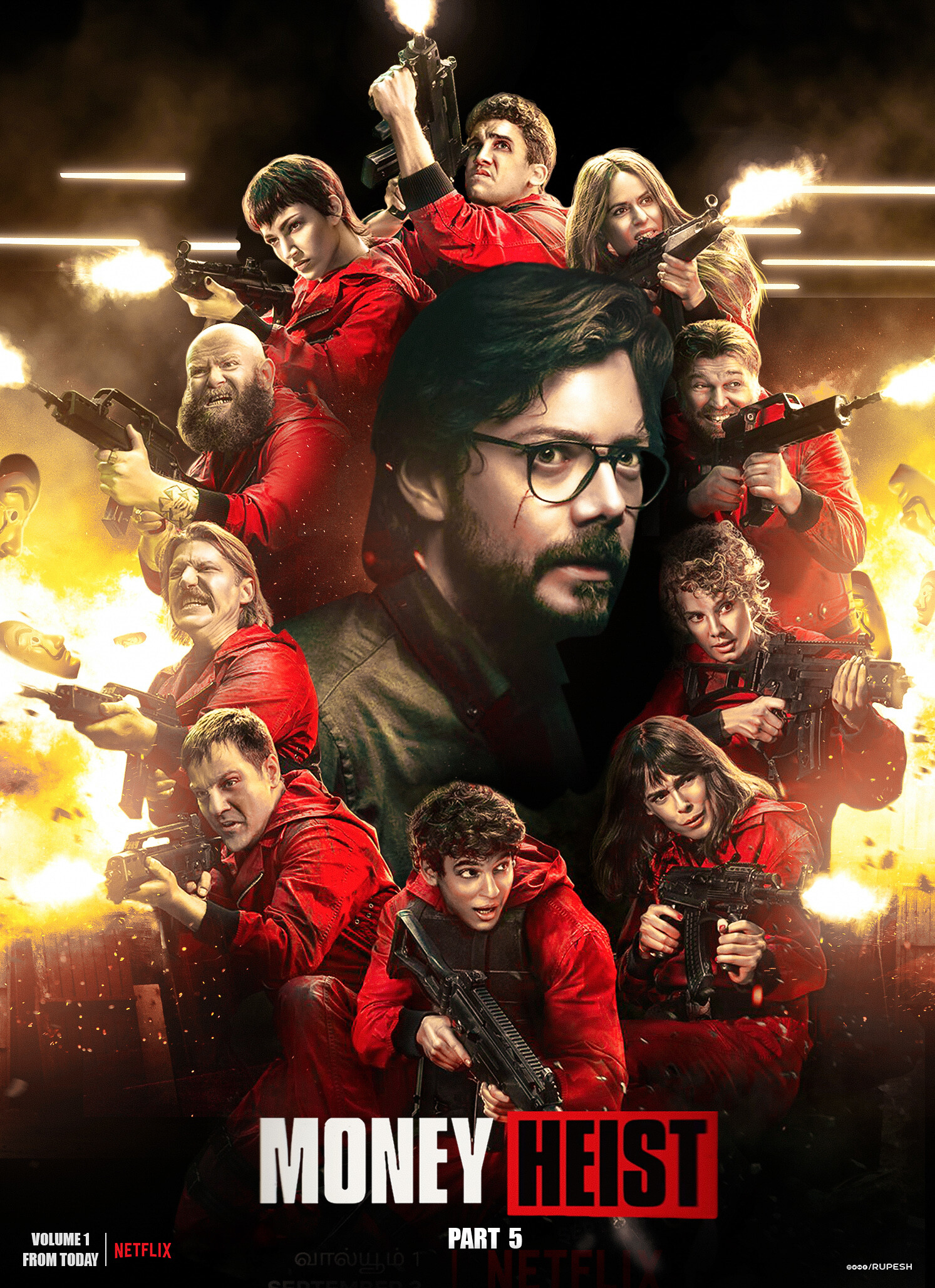 ArtStation - MoneyHeist | Poster Design