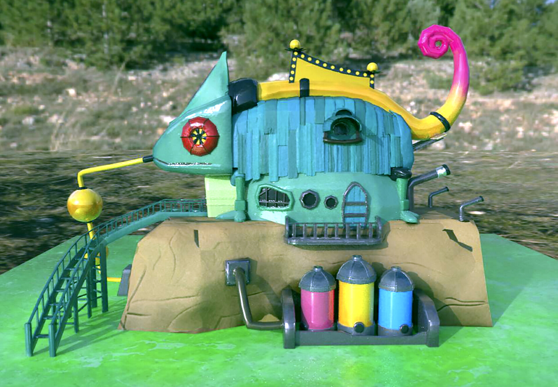 ArtStation - Chameleons house