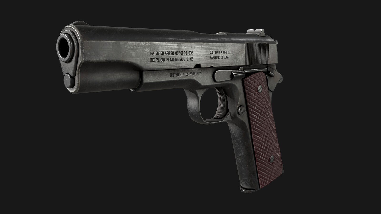 Charles Lawrence Gerodias - Colt M1911 WW2