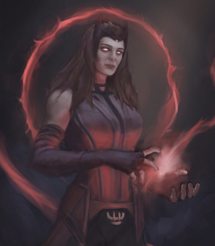 ArtStation - Wanda Maximoff fan art