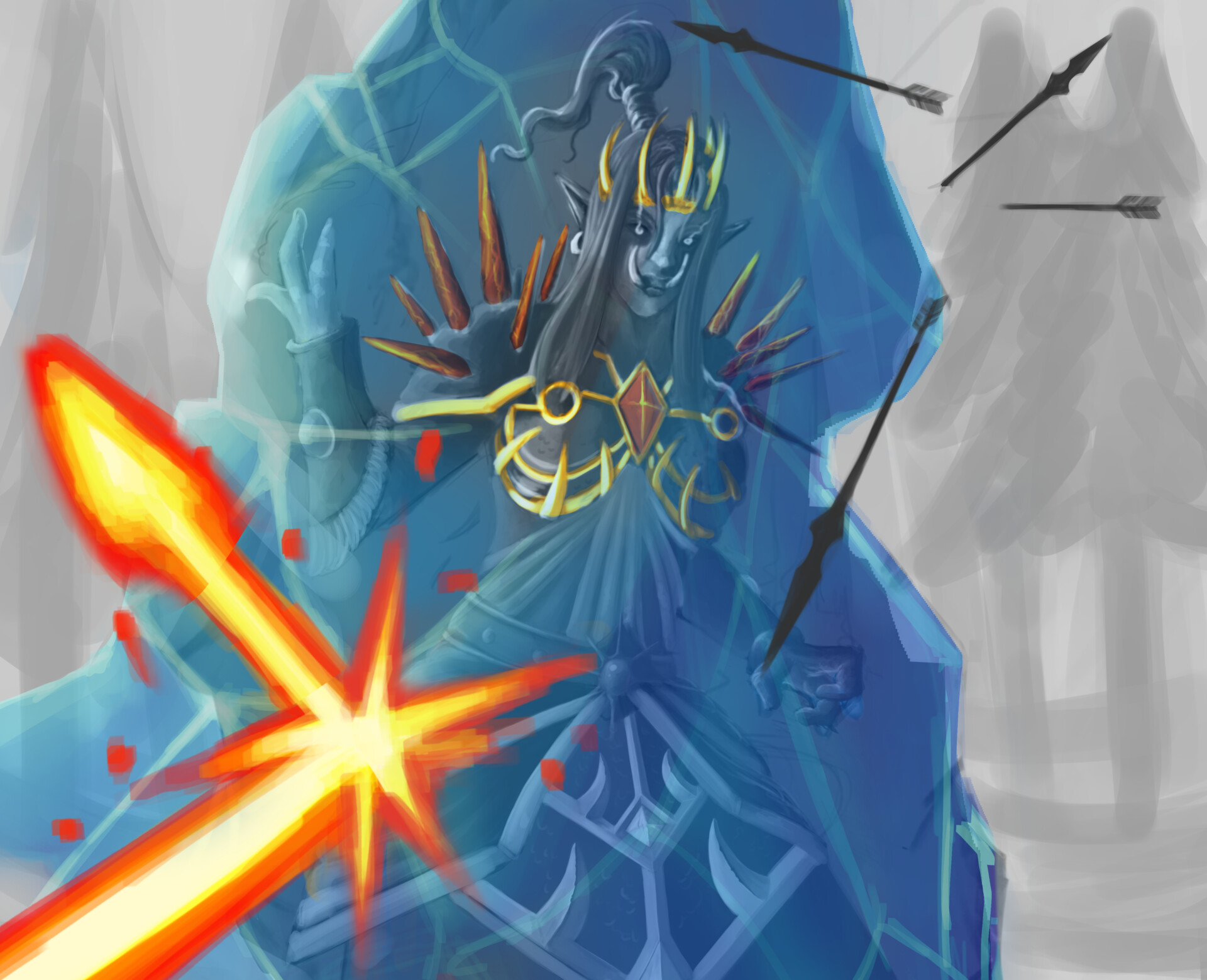 ArtStation - HearthStone "IceBlock" Re-Design Concept (WIP)