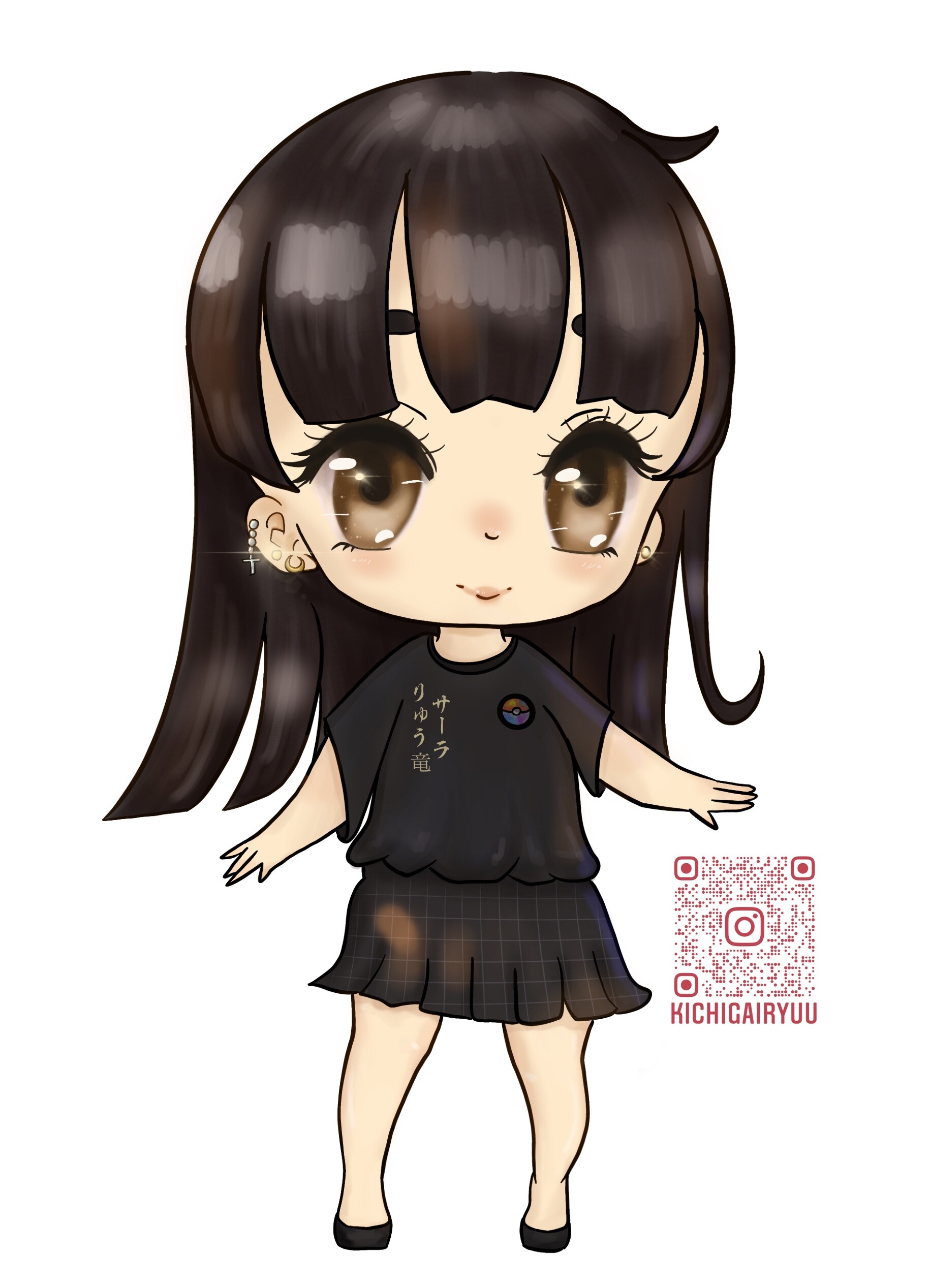ArtStation - Chibi self portrait