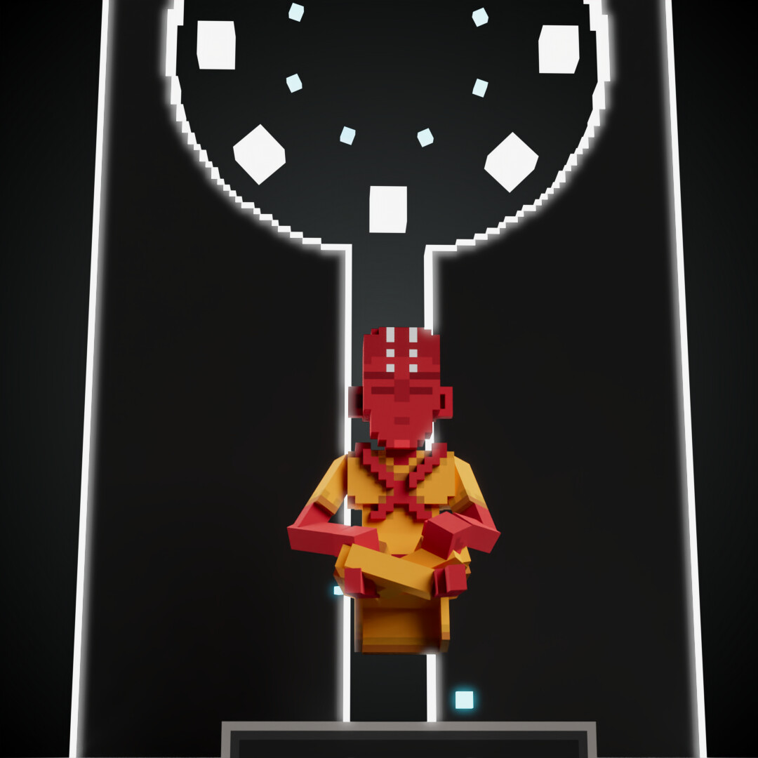 ArtStation - Red Monk