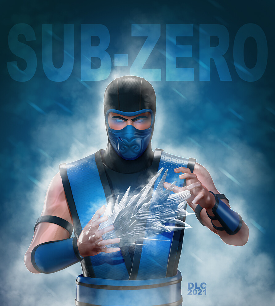 ArtStation - Sub-Zero bust.