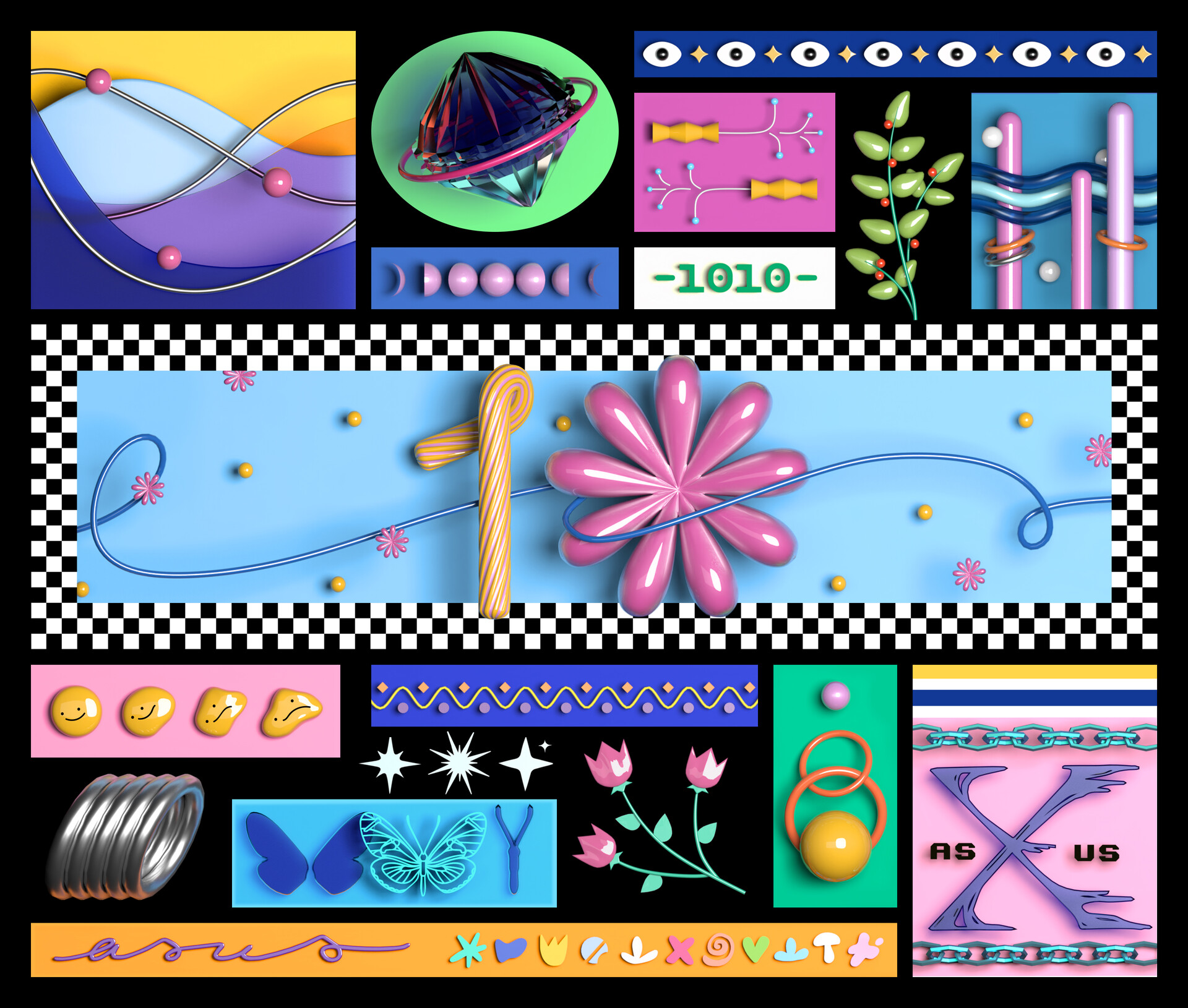 ArtStation - 3D Abstract Wallpaper '10'