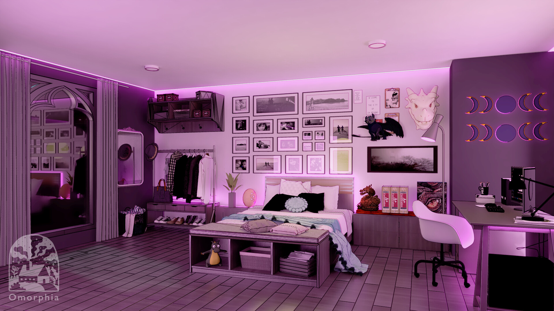 Omorphia Visual - Choose Your Bedroom!