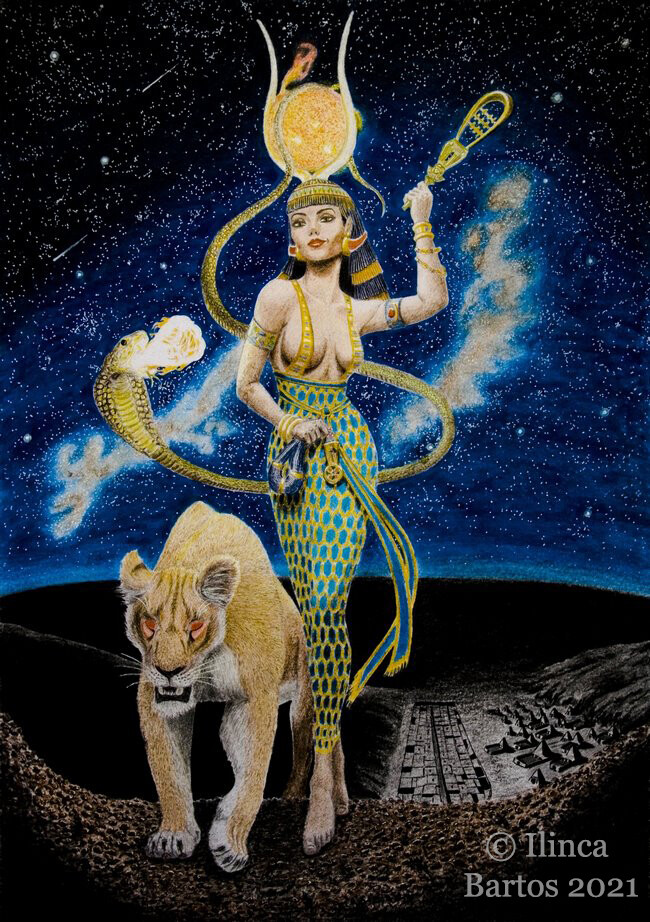 ArtStation - Hathor, The Golden One