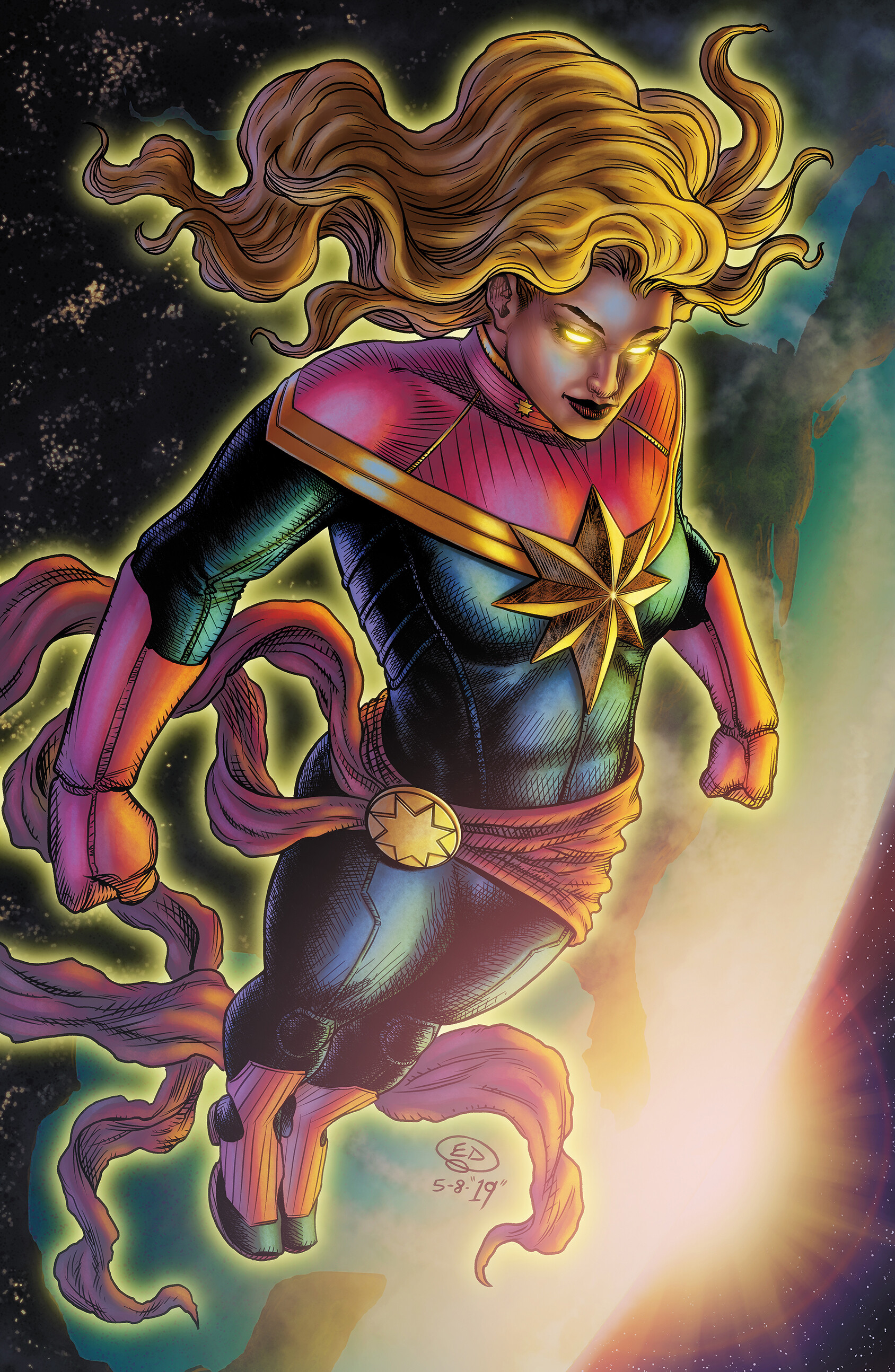 ArtStation - Captain Marvel
