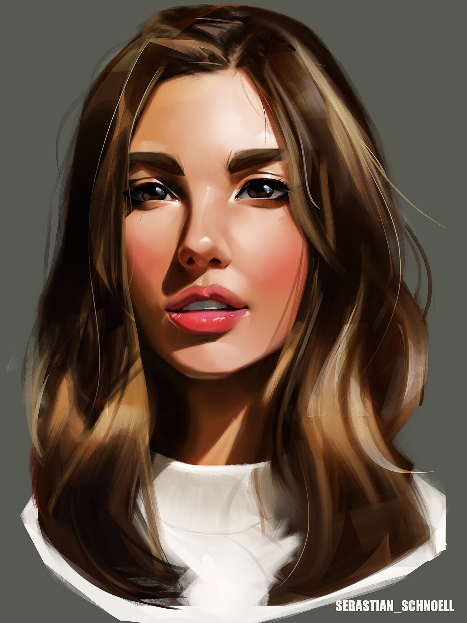 ArtStation - comfort zone portrait study