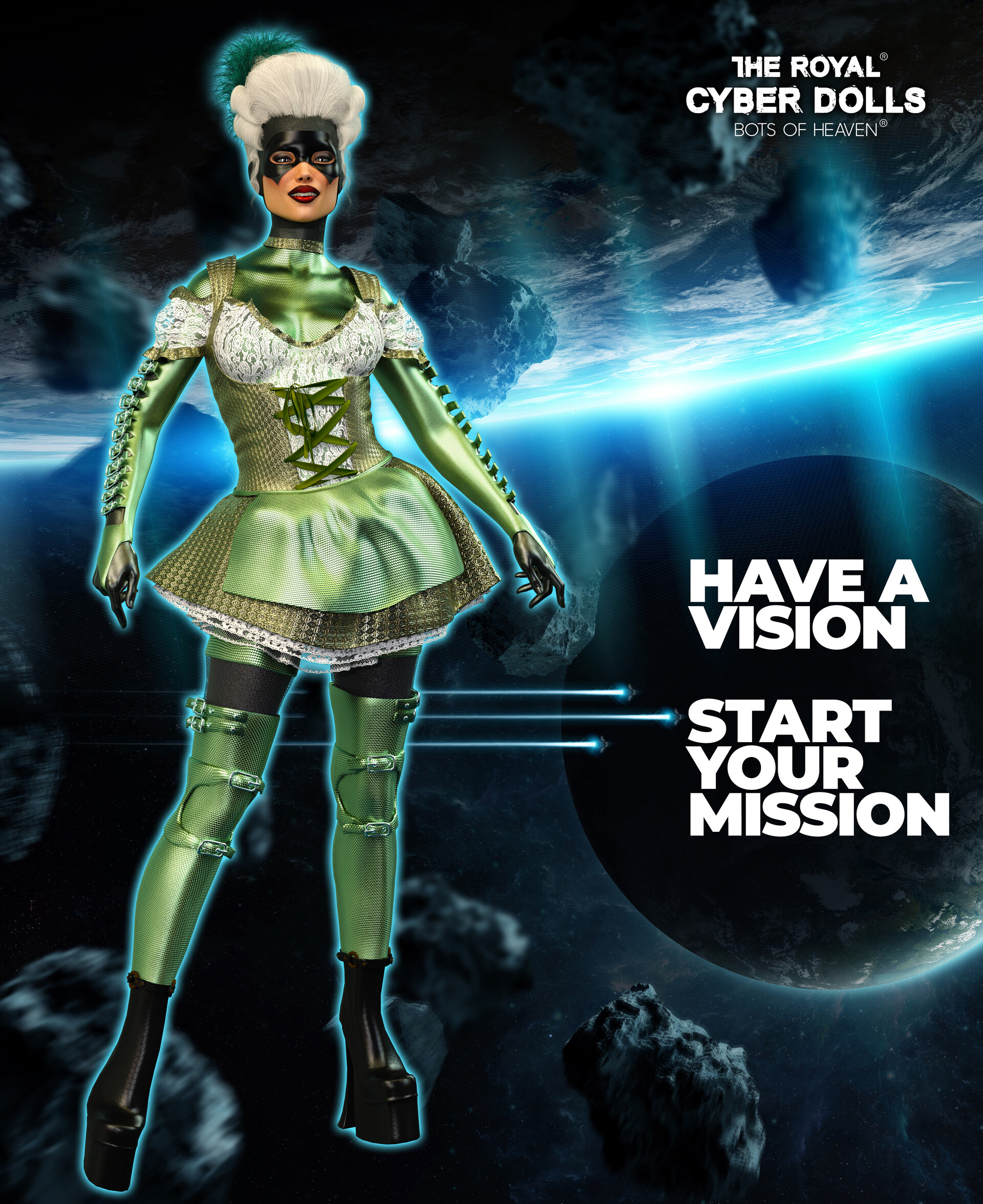 ArtStation - THE ROYAL CYBER DOLLS