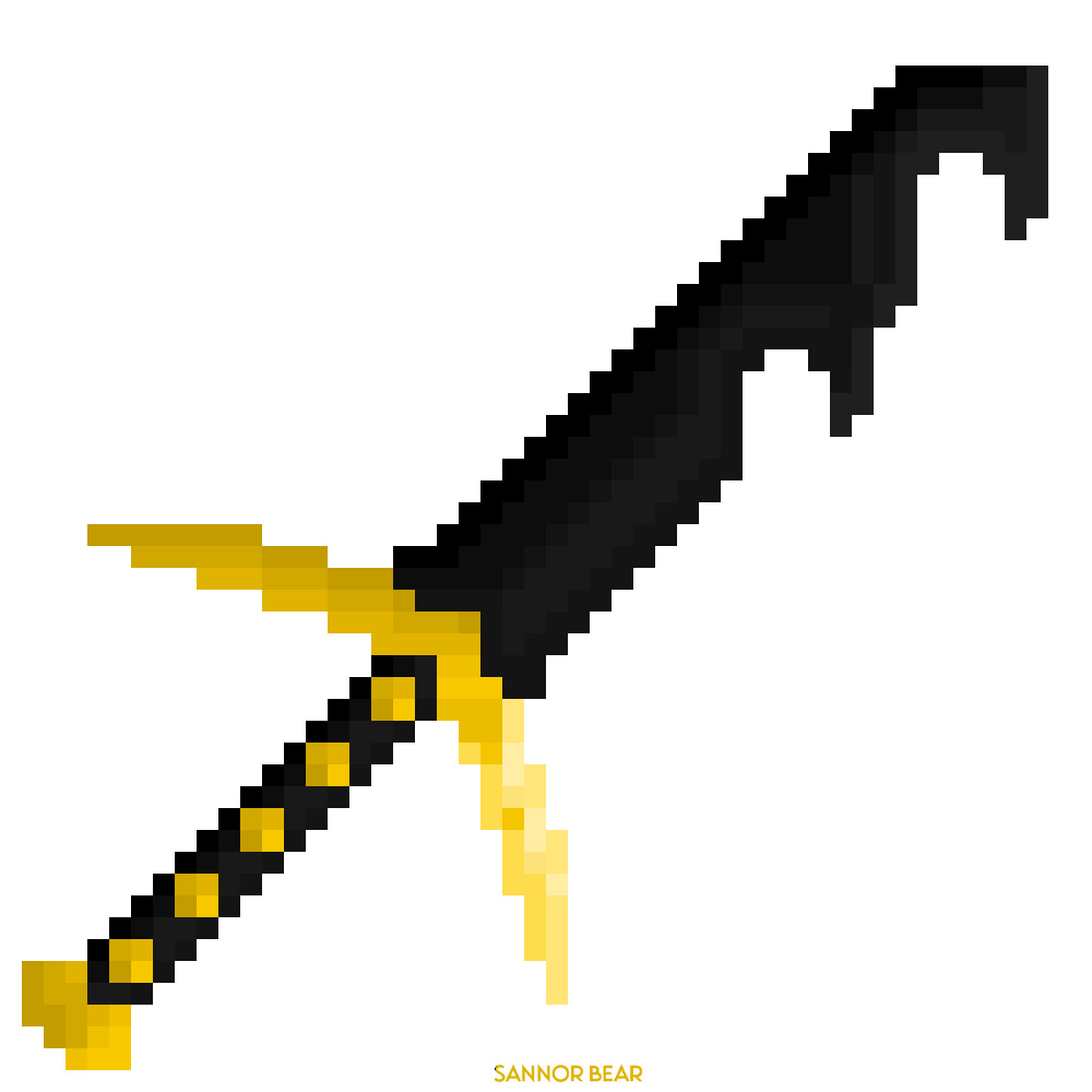 ArtStation - Basic Pixel Art Sword.