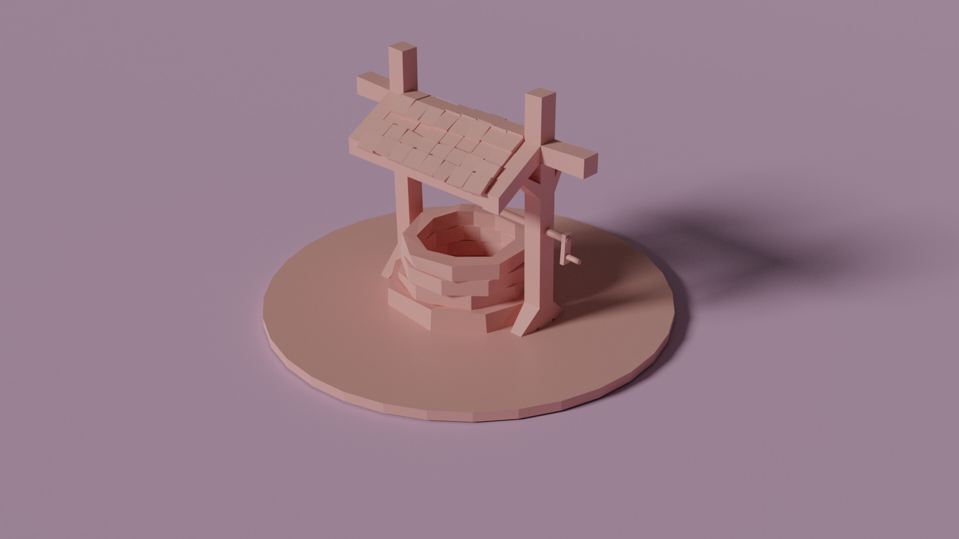 ArtStation - Low Poly Well