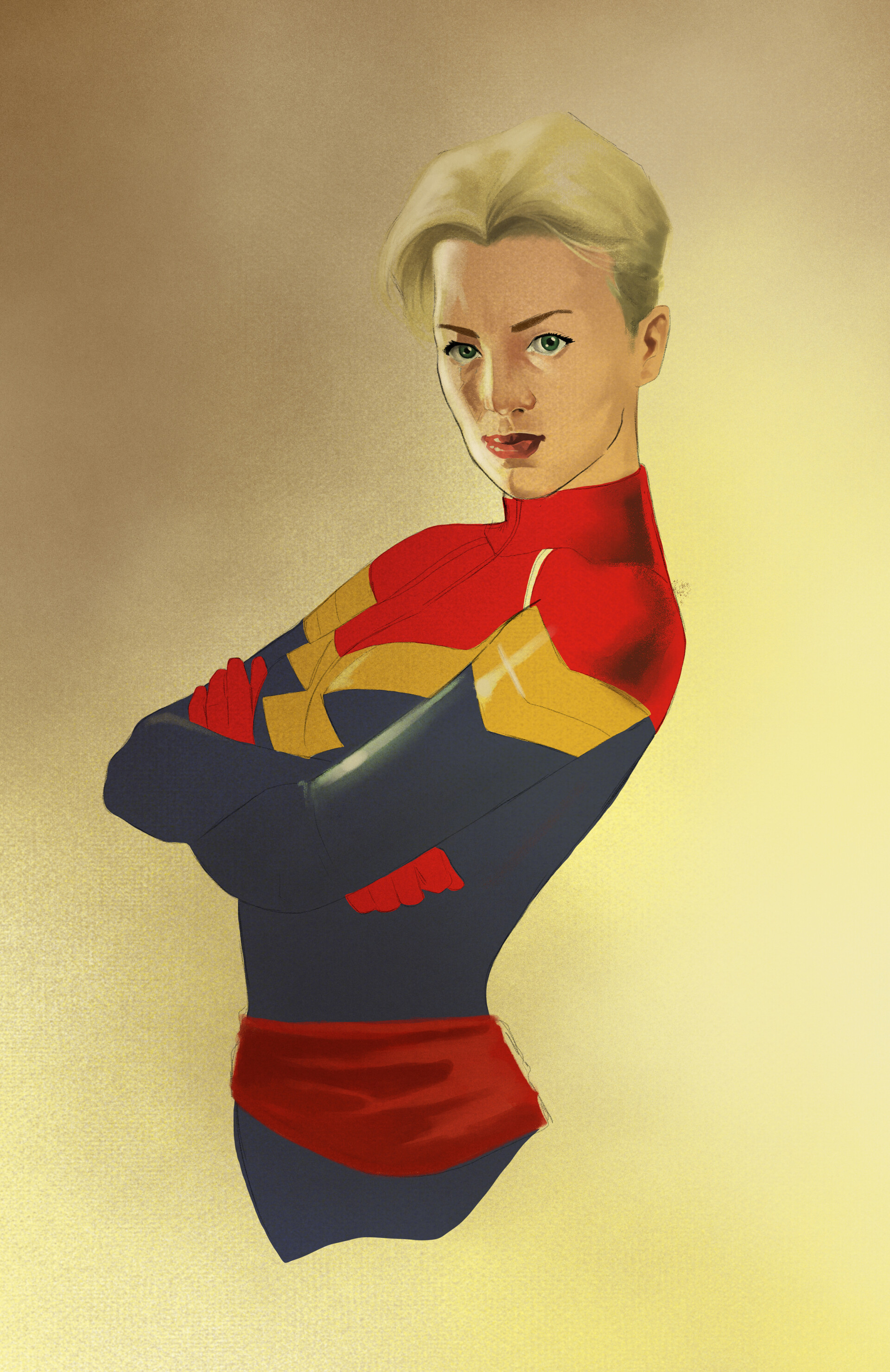 ArtStation - Cap Marvel