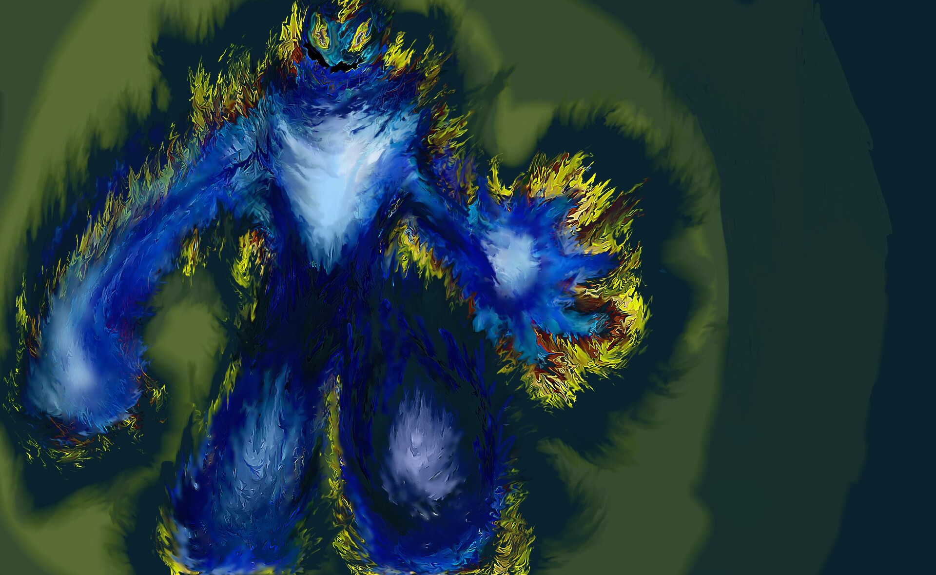 ArtStation - Fire elemental