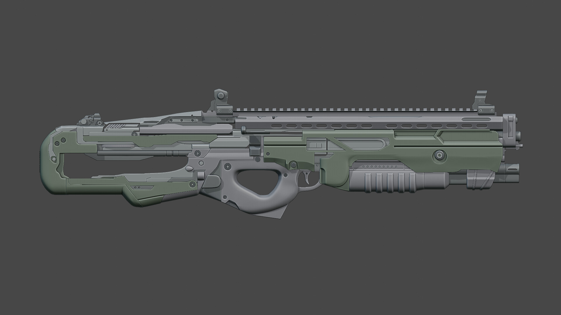 ArtStation - rifle_3d modeling