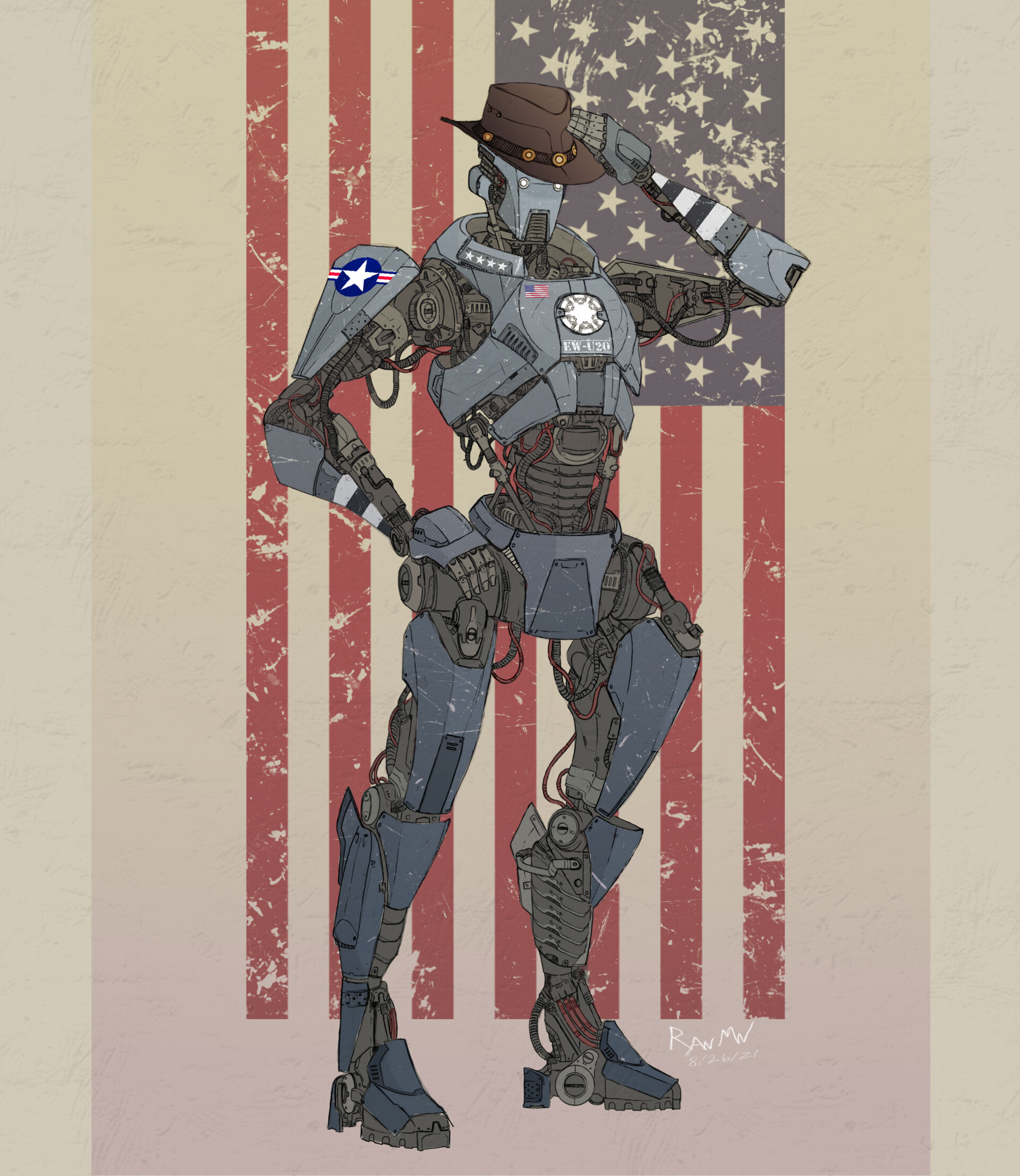 ArtStation - Flagbot: U.S.A
