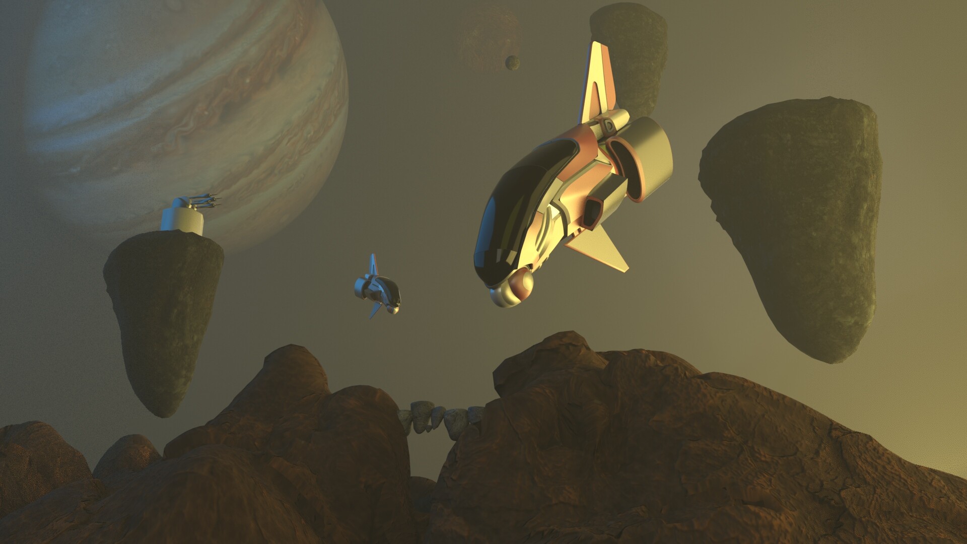 ArtStation - Space Environment Concept Art