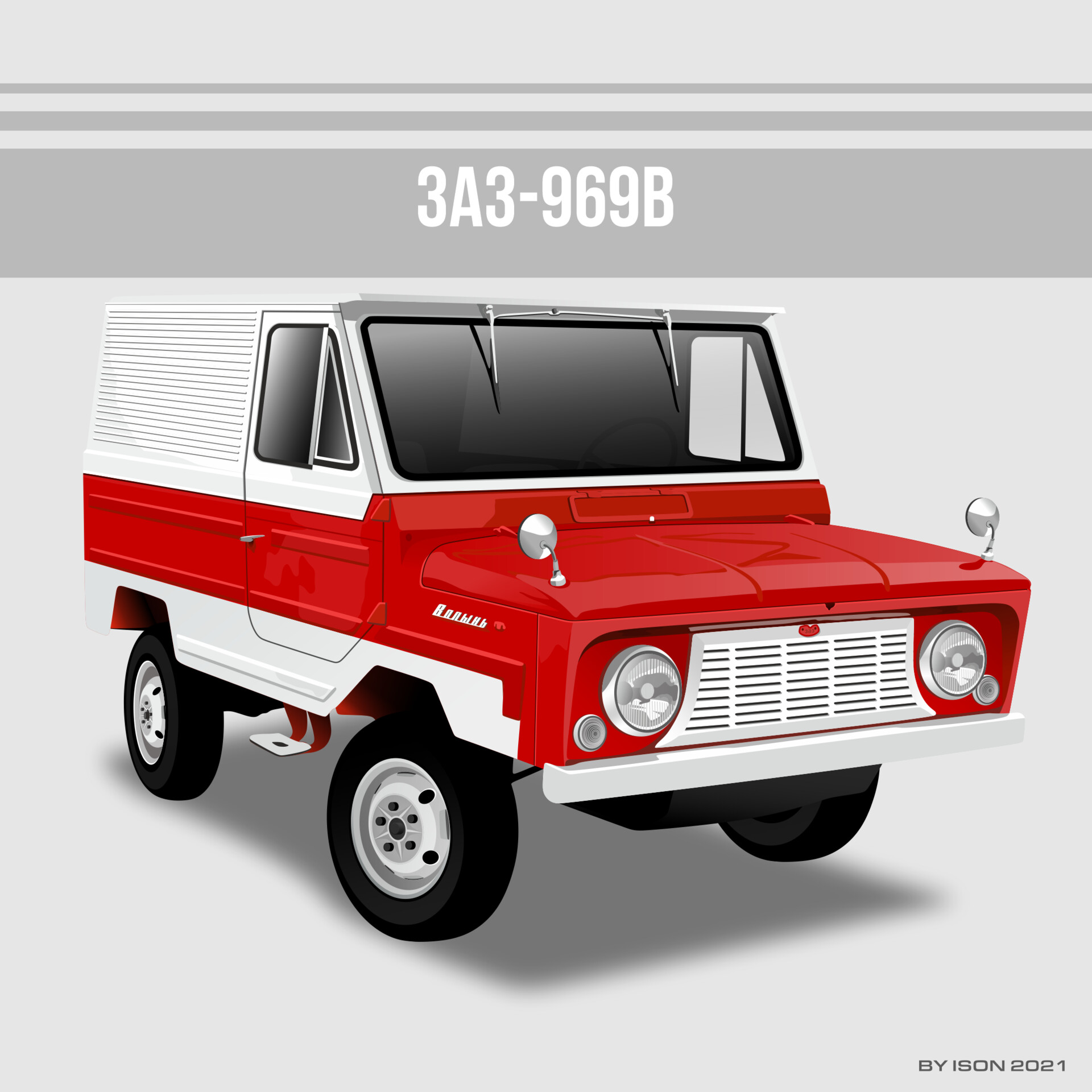 ArtStation - ZAZ-969V / LUAZ-969V / Lumz-969V version 2.0