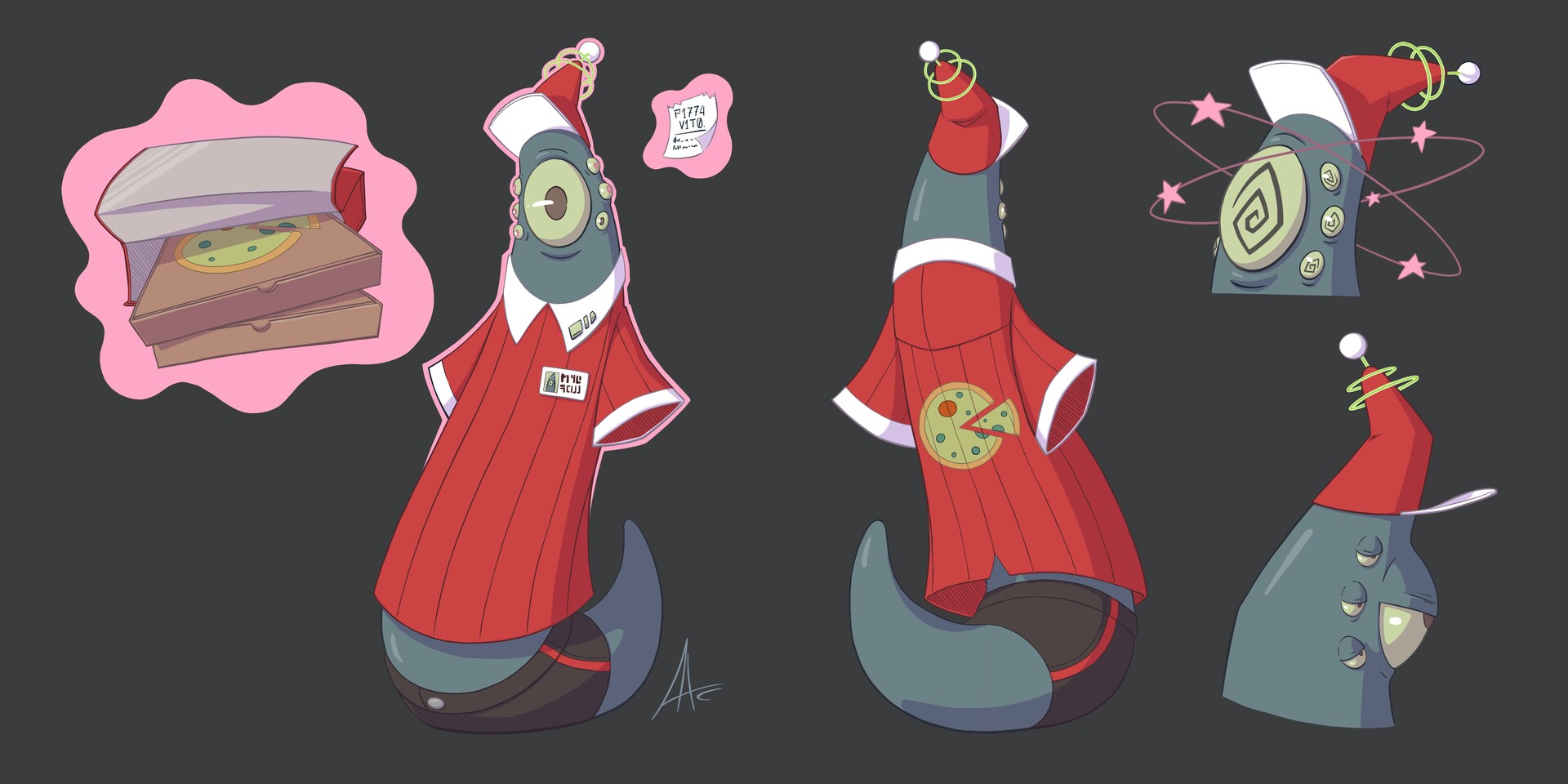 ArtStation - Intergalactic Pizza Delivery Telekinetic Slug