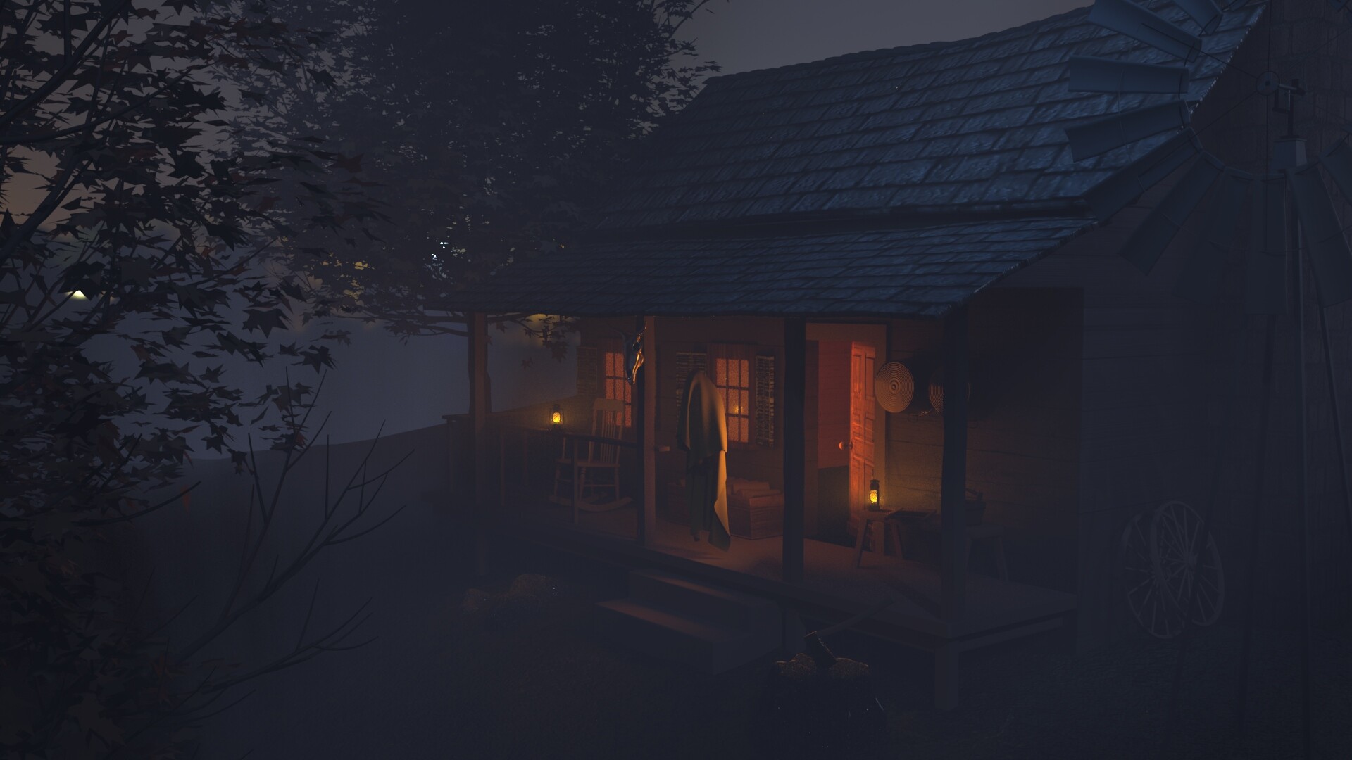 ArtStation - Exterior_Texturing_Lighting