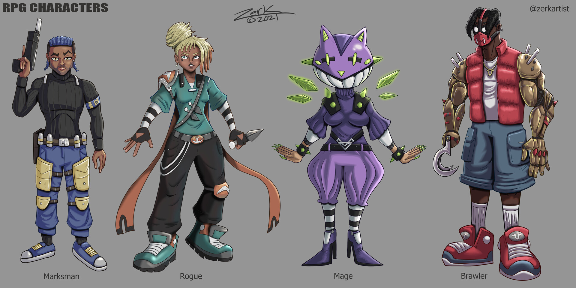 ArtStation - RPG Characters