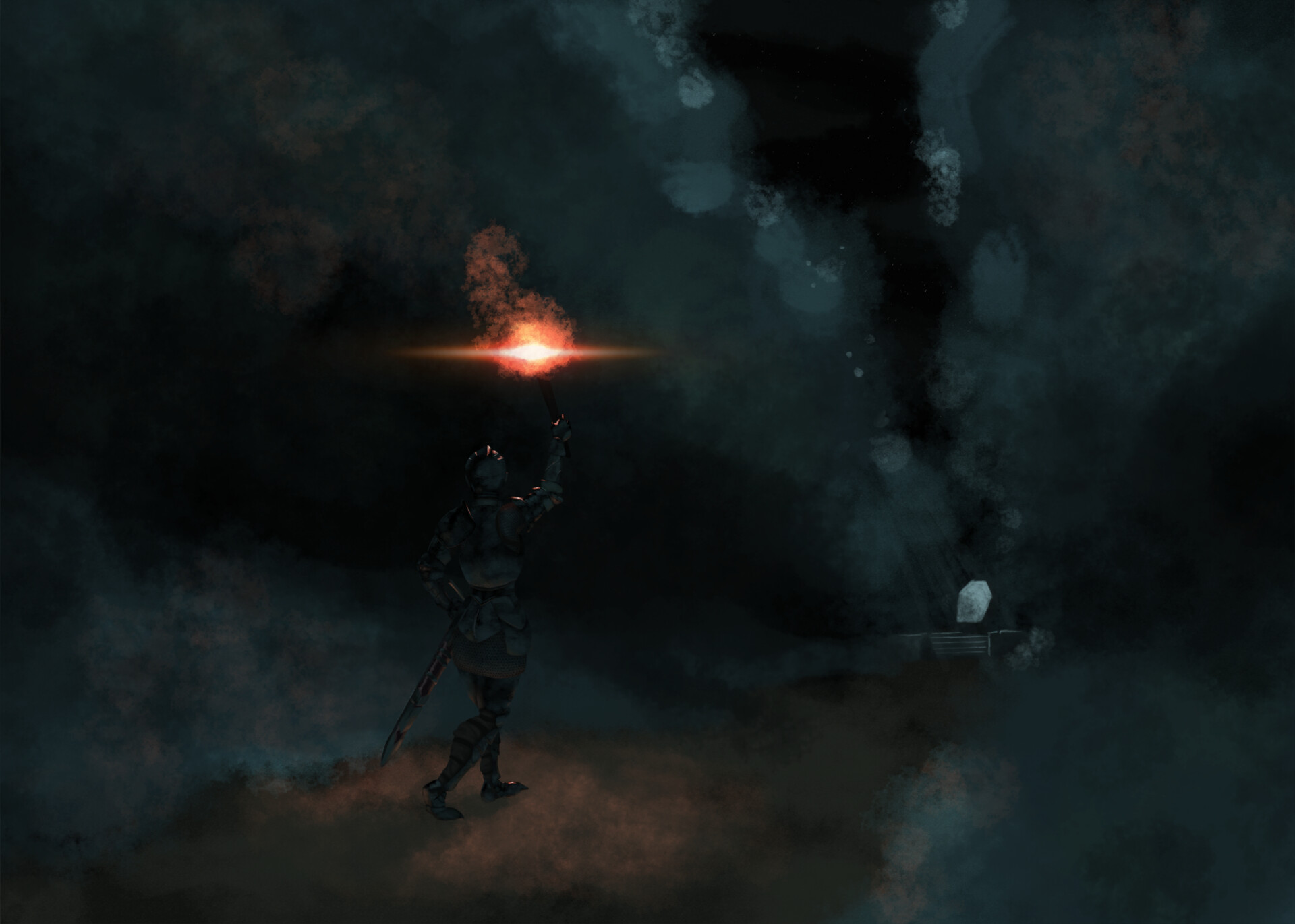 ArtStation - Knight in the woods