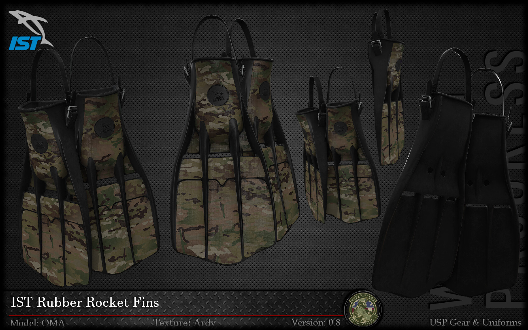 ArtStation - IST Rubber Rocket Fins