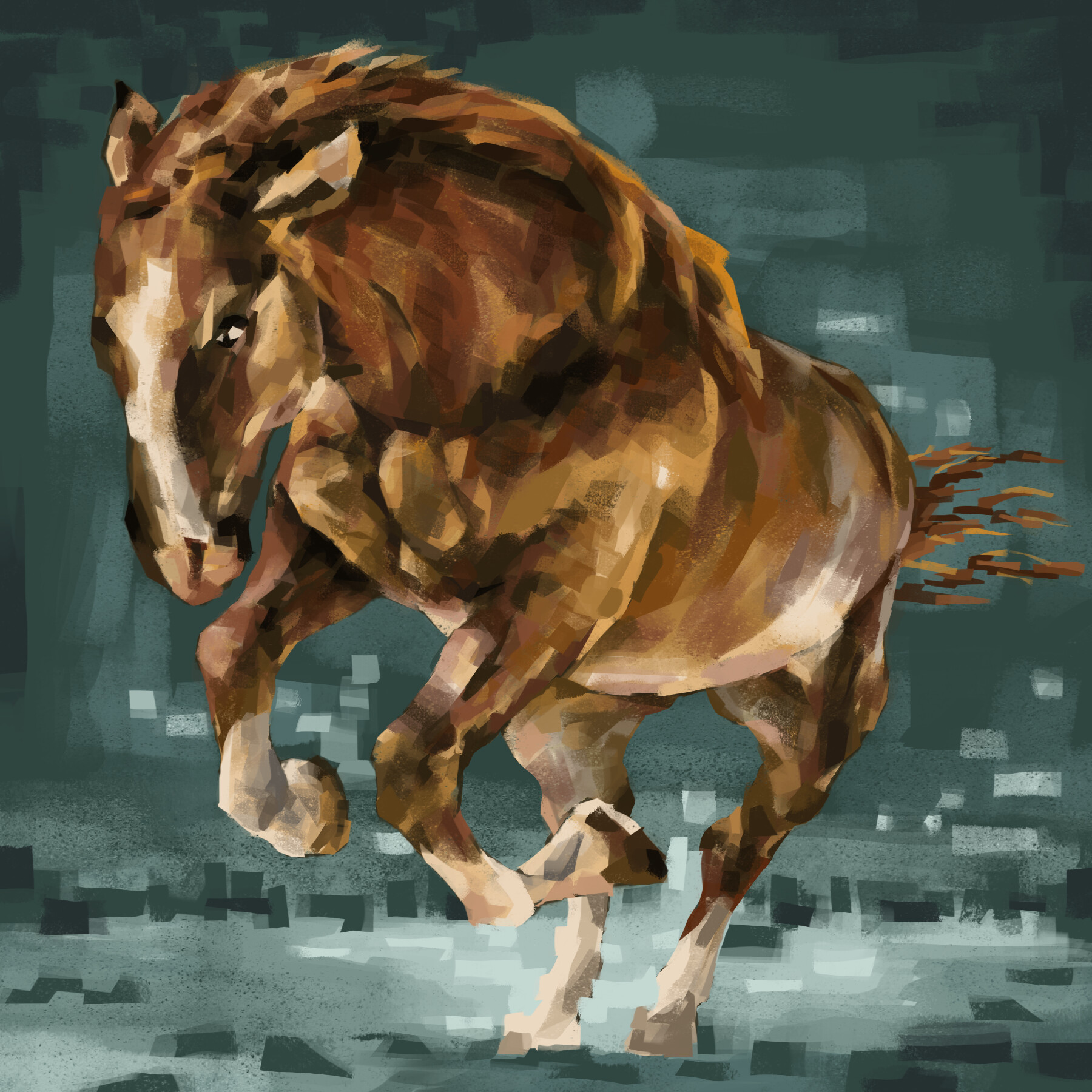 ArtStation - Horse motion