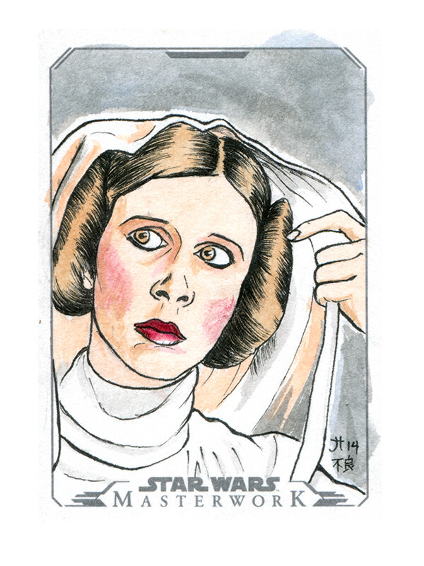 ArtStation - Topps Star Wars Masterwork Princess Leia