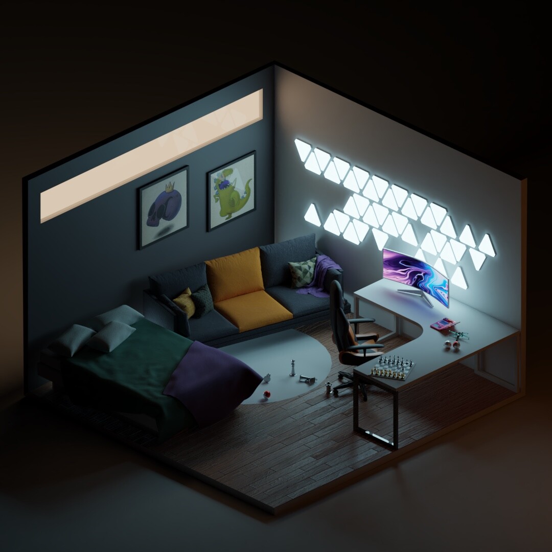 ArtStation - Gamer room