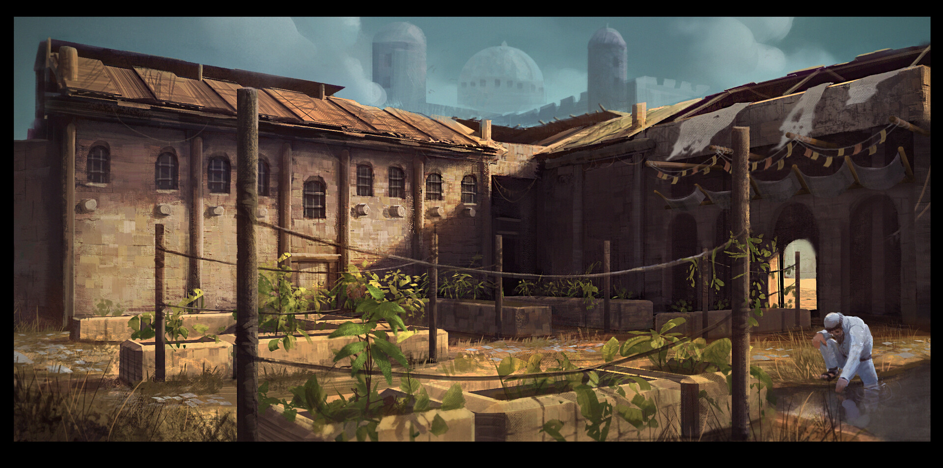 ArtStation - The garden concept art