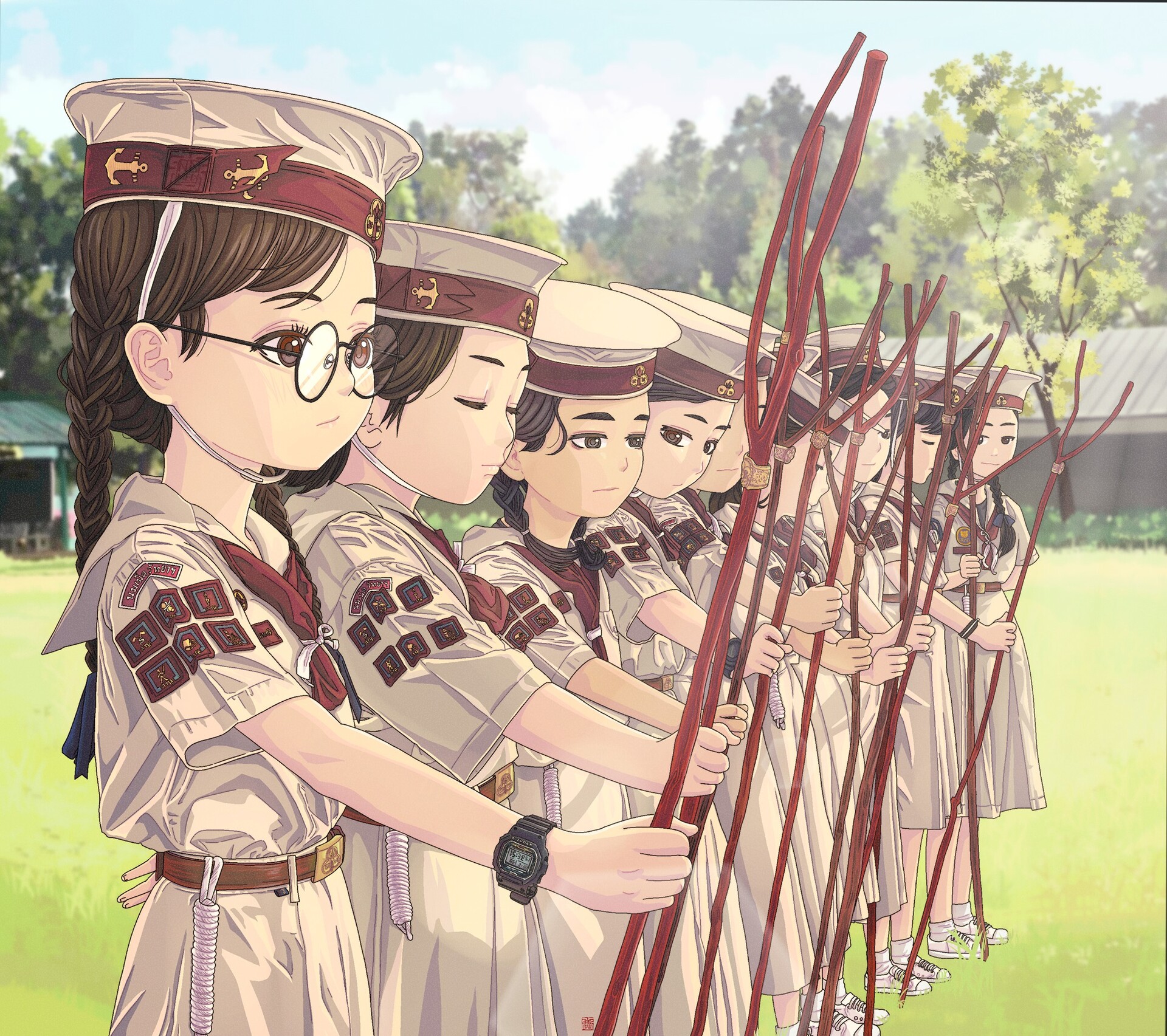 ArtStation - Girl scout