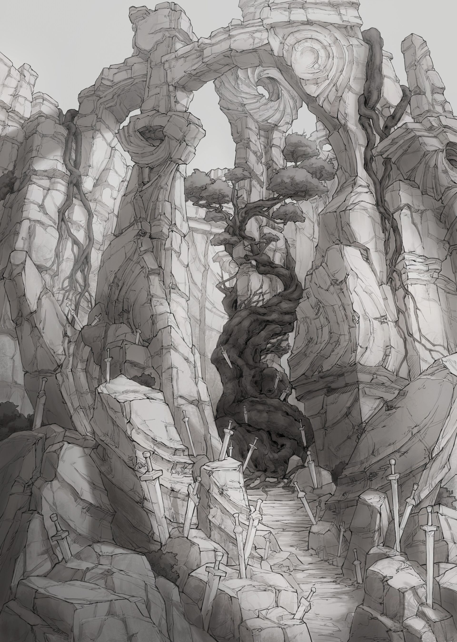 ArtStation - the part of sword tomb copy
