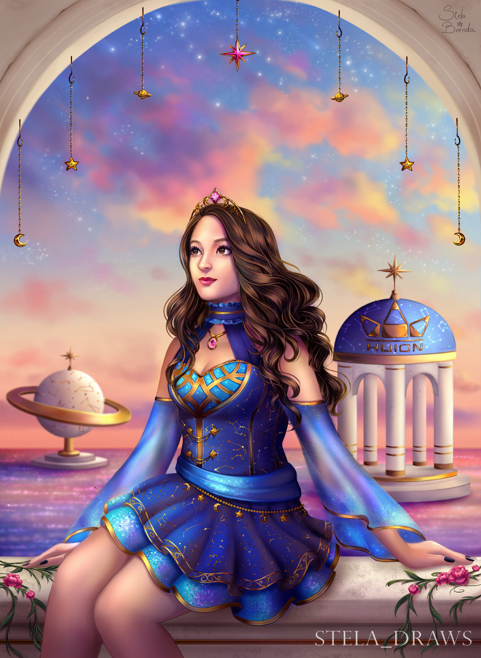 ArtStation - My ideal world : A magical and a stellar place