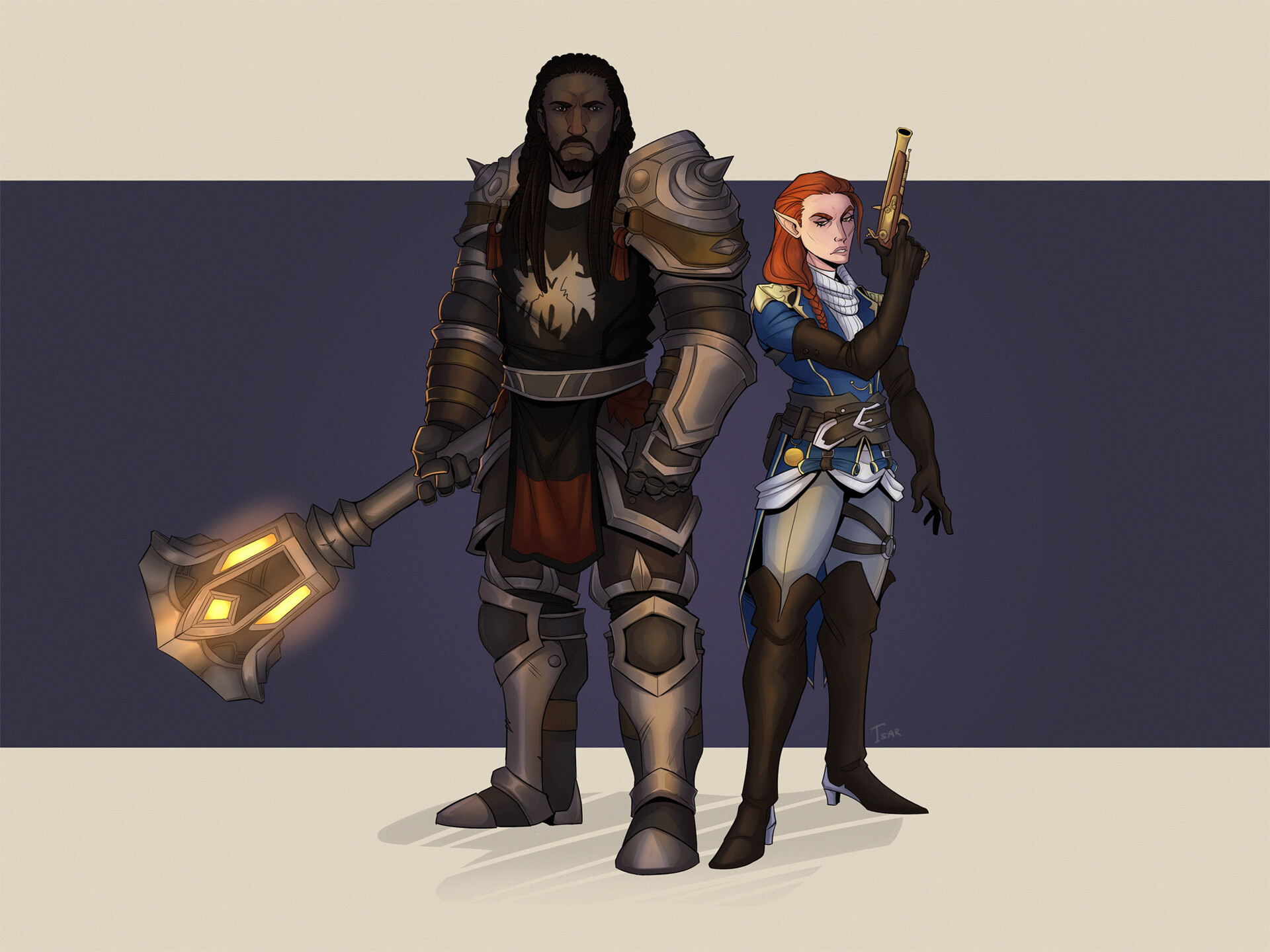 ArtStation - Battle Couple