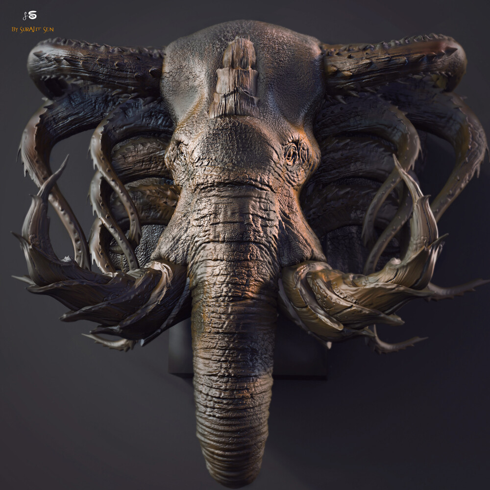 ArtStation - Docusta - Digital Sculpture by Surajit Sen