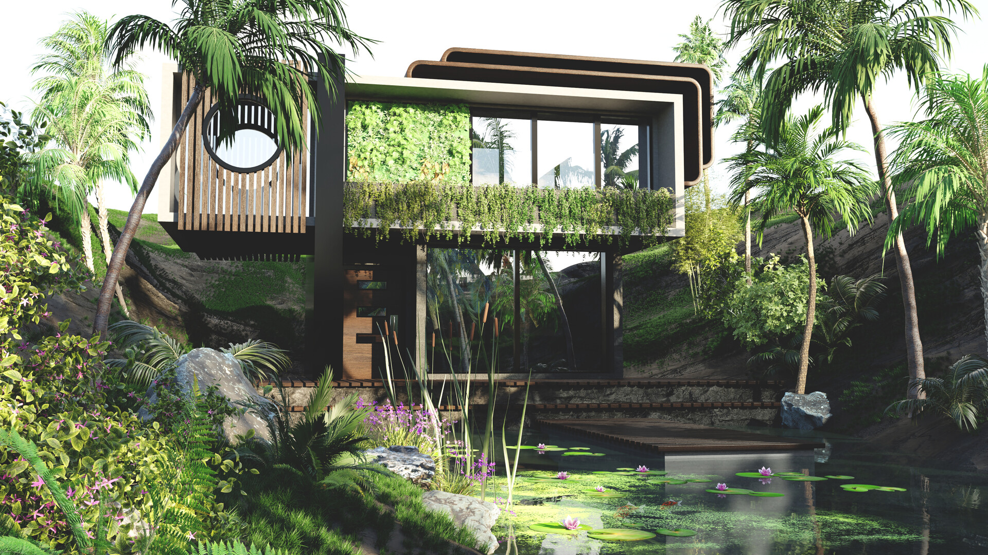 ArtStation - Tropical Villa