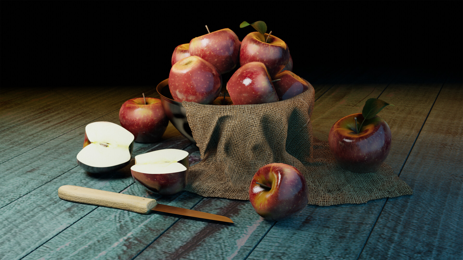 ArtStation - Apples - Tutorial from CG Boost