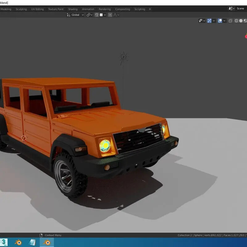 ArtStation - 3D model Car 4x4