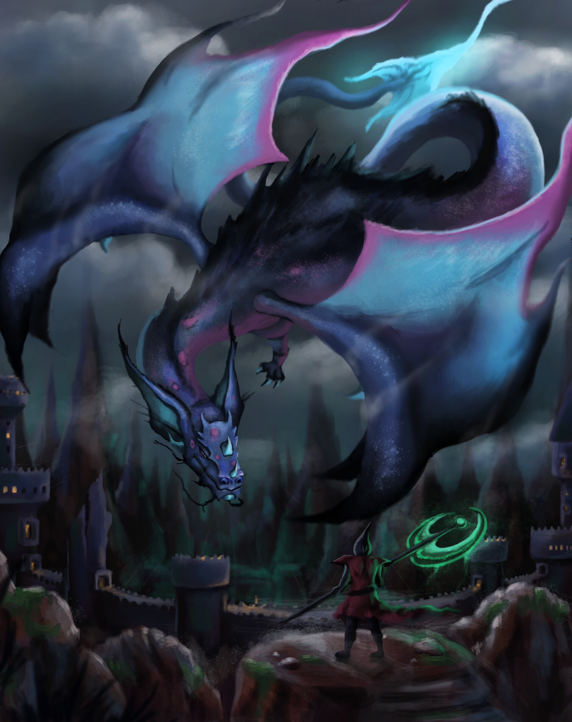 ArtStation - night dragon bruh