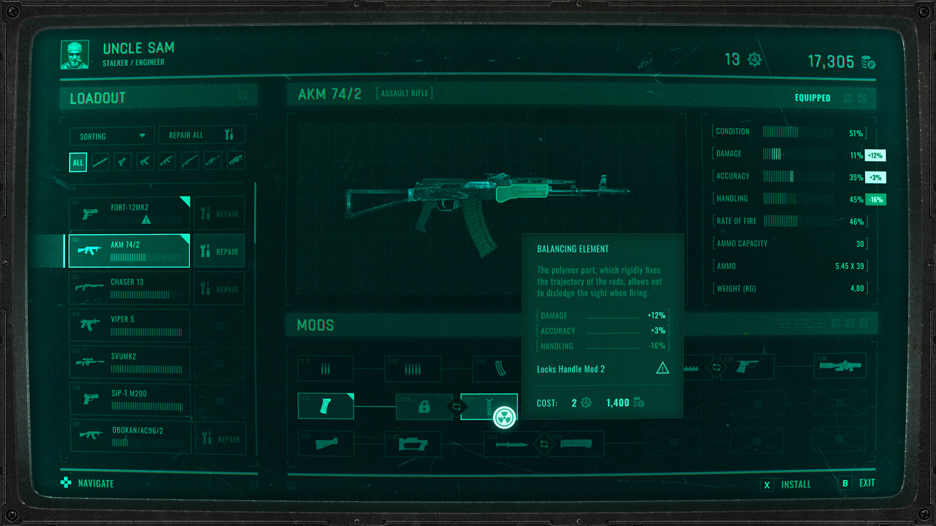 ArtStation - Weapon modding UI Concept
