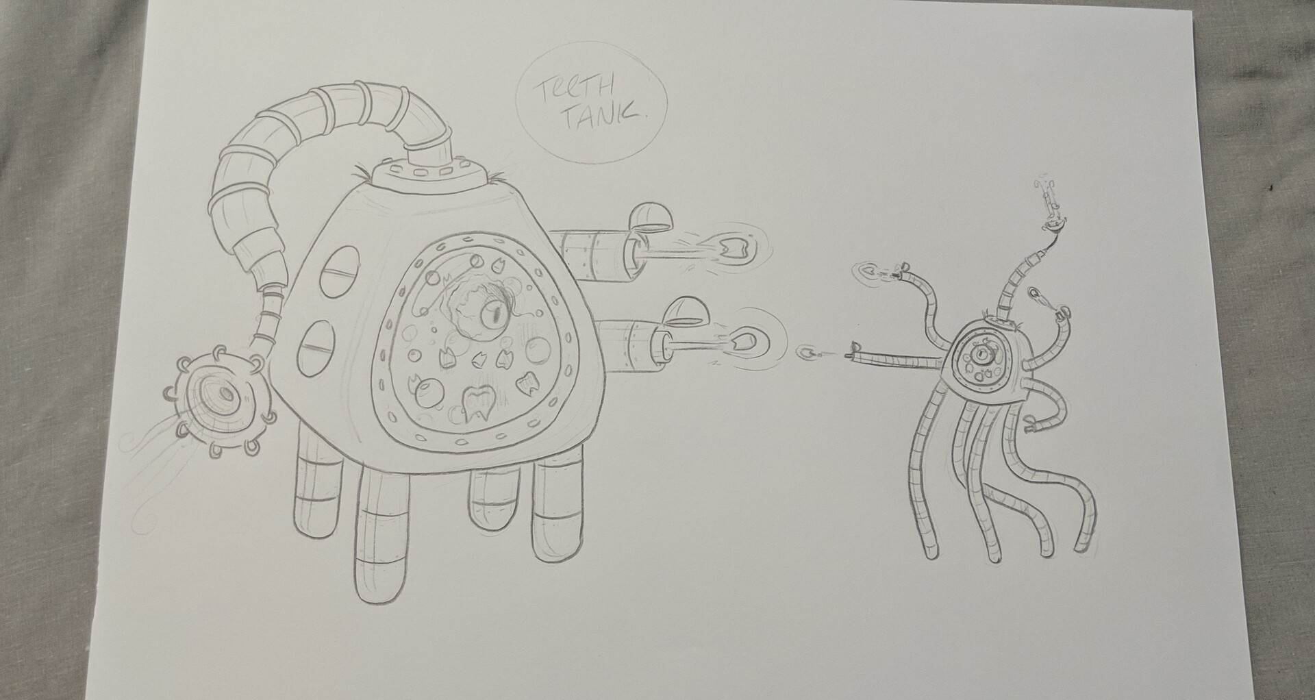 ArtStation - Teeth Tank