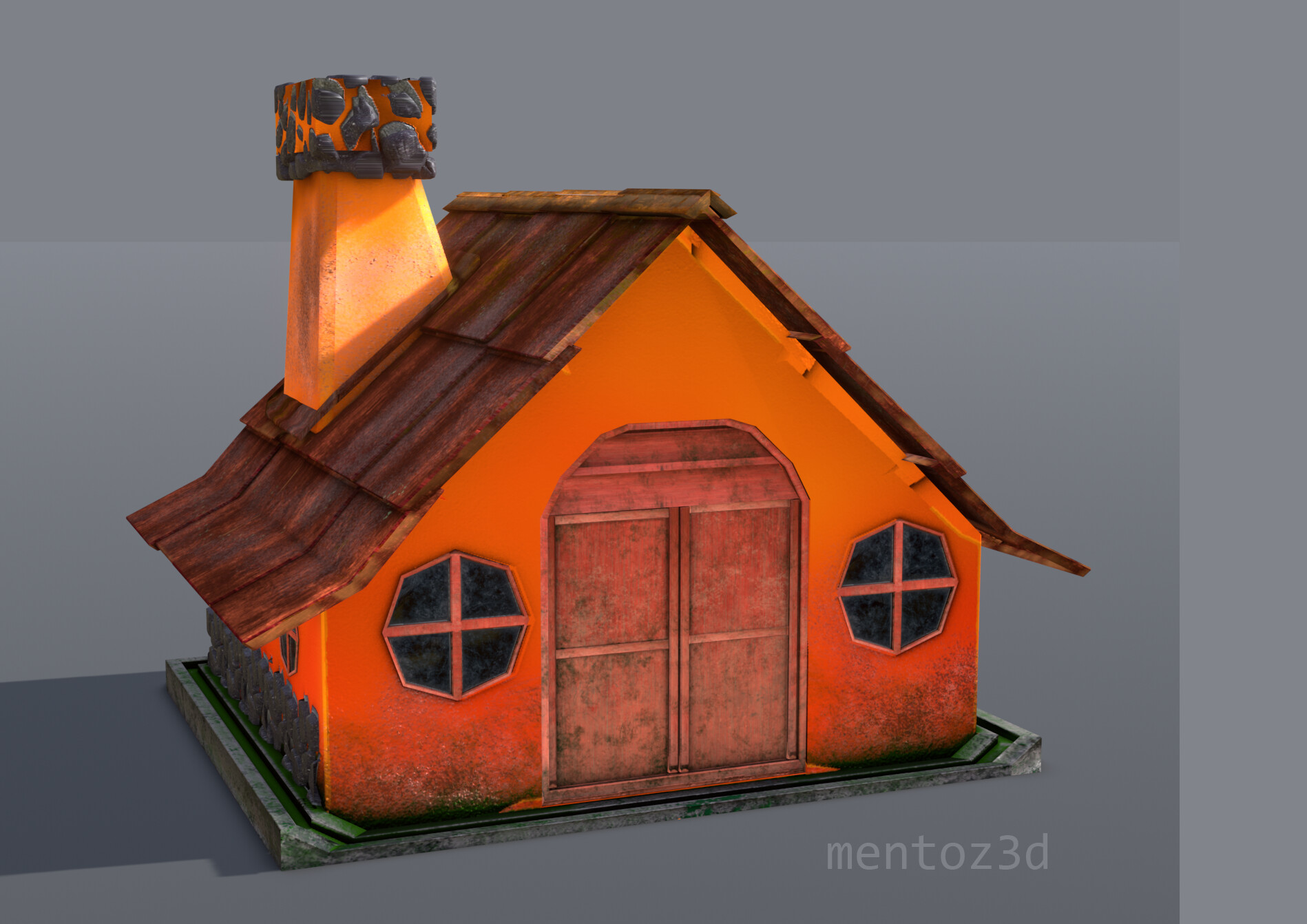 ArtStation - cartoony old house