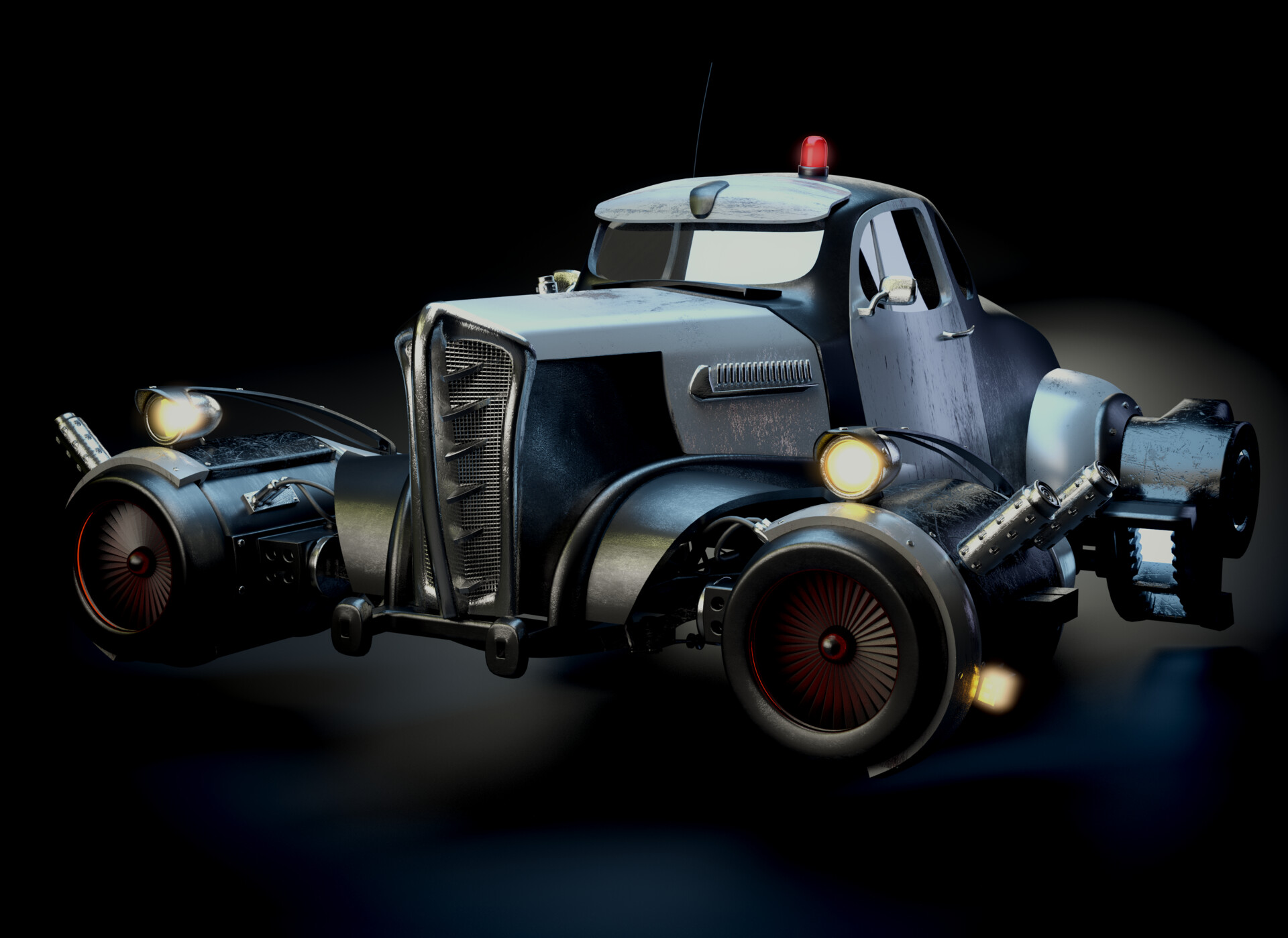 ArtStation - Dieselpunk car