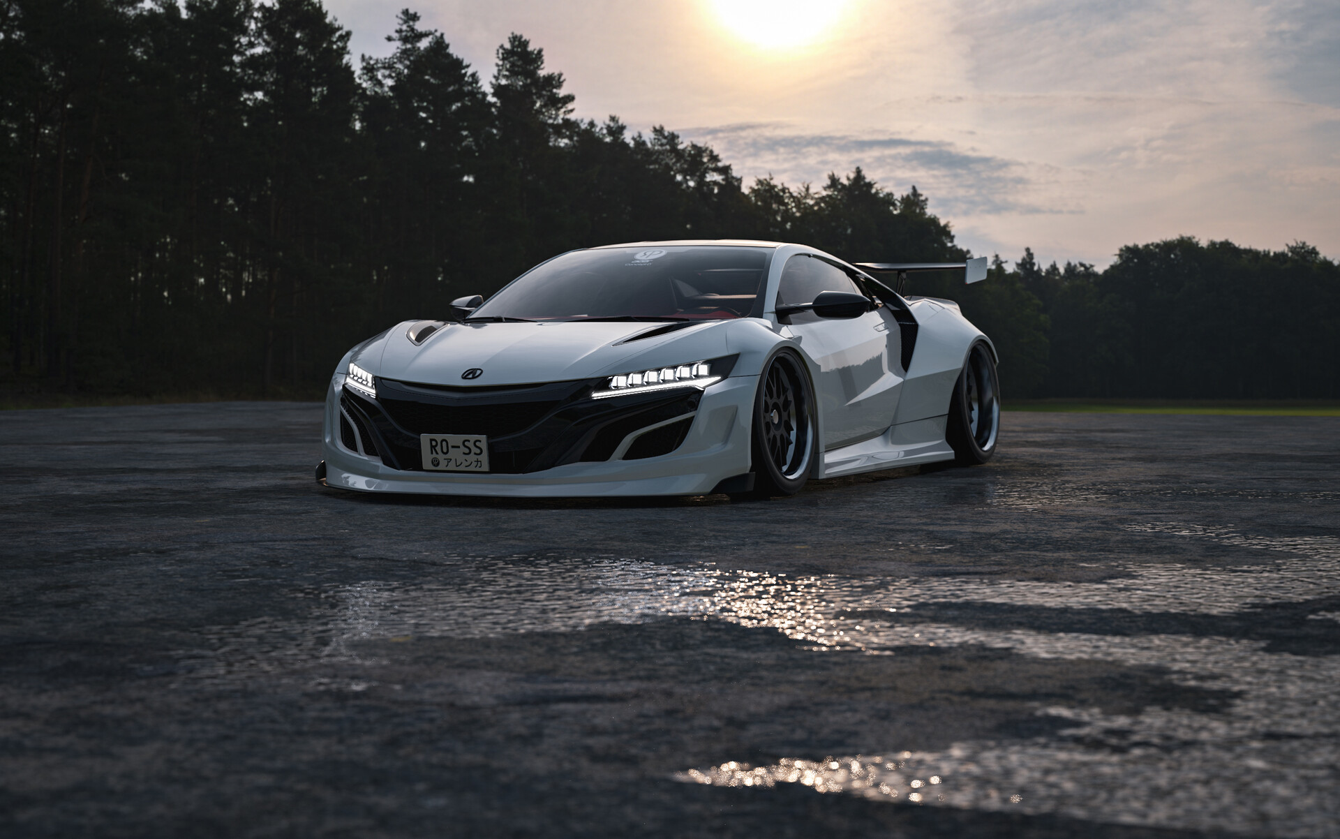 ArtStation - Acura NSX Widebody