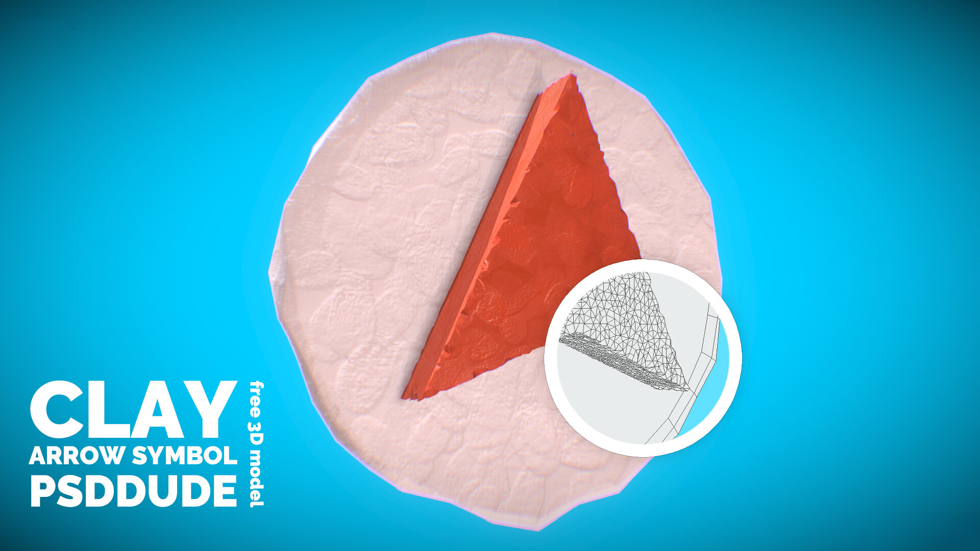 John Negoita - 3D Clay Arrow Symbol